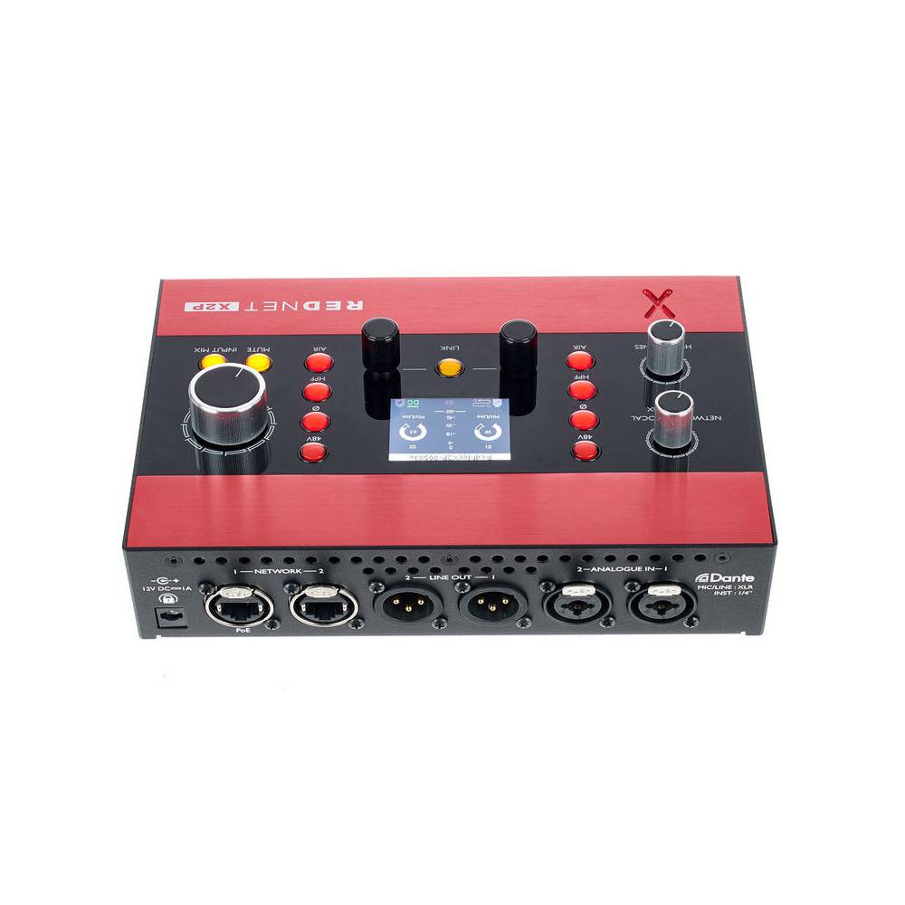 Focusrite RedNet X2P Dante/Ethernet audio-interface kopen? - InsideAudio