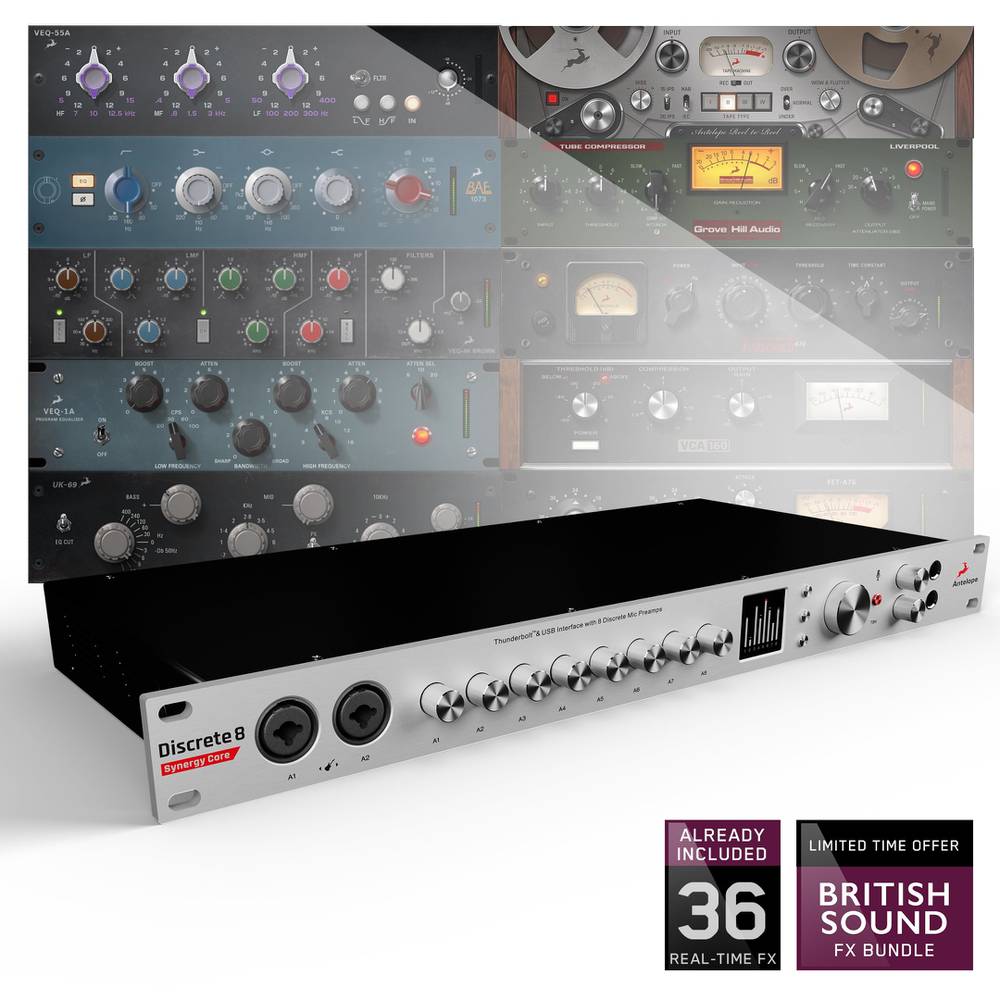 Antelope Audio Discrete 8 Synergy Core USB/TB audio interface kopen ...