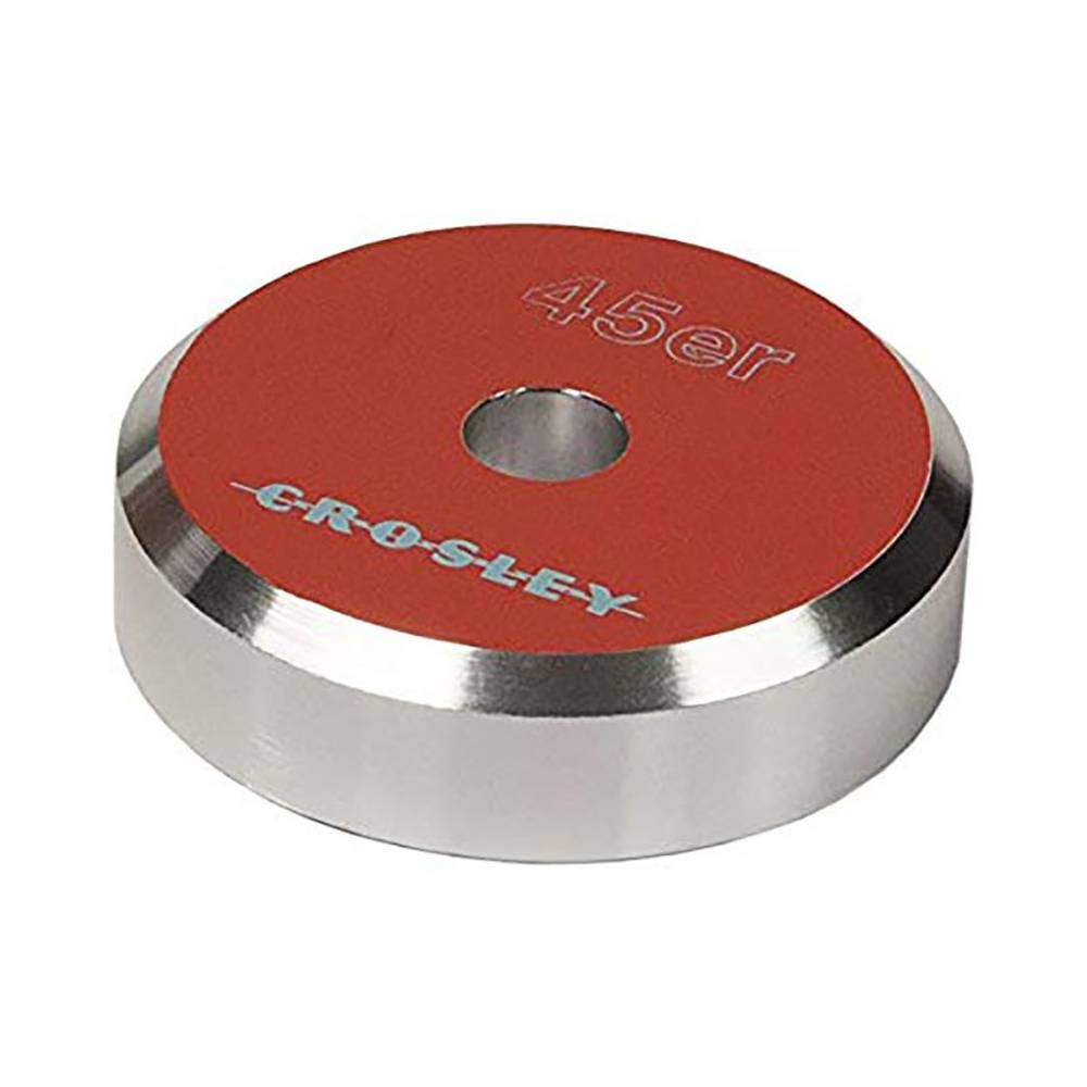 Crosley 45'er aluminium adapter - oranje kopen? - InsideAudio