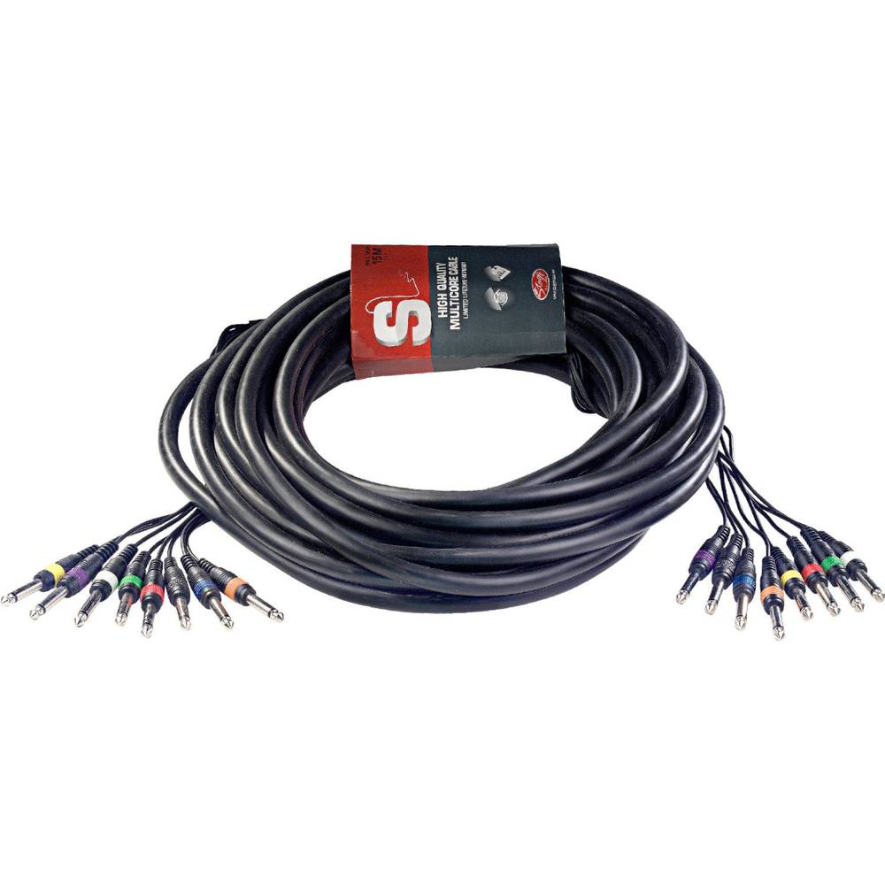 Stagg SML15/8P8P E mono jack multikabel 8-weg 15 meter kopen? - InsideAudio