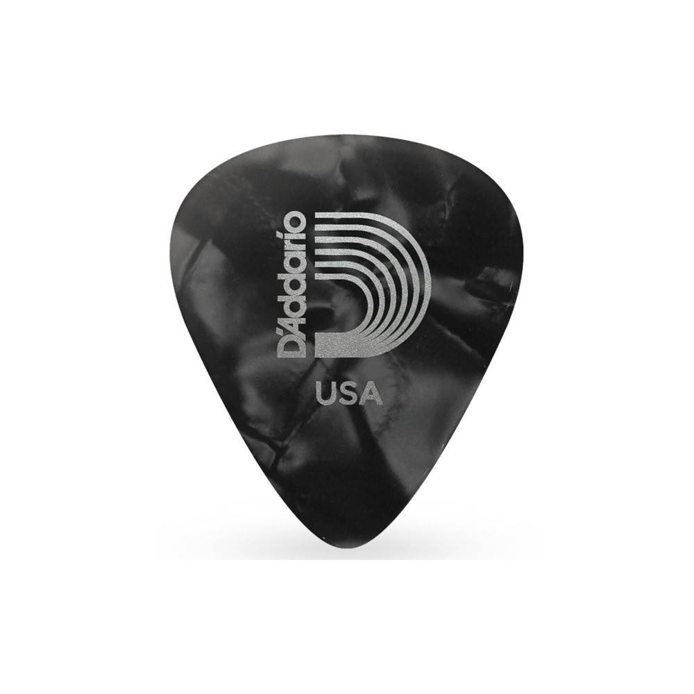 D'Addario 1CBKP6-10 zwarte pearl celluloid plectra 10 pack heavy kopen ...