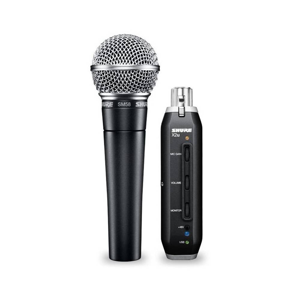 Shure SM58-X2U dynamische zangmicrofoon + X2U USB adapter kopen ...