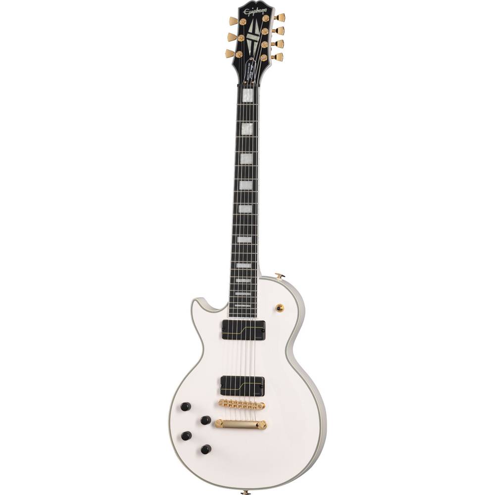 Epiphone Matt Heafy Origins Les Paul Custom 7-String LH Bone White ...